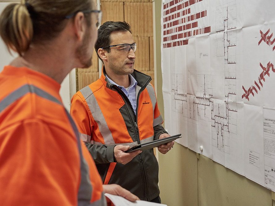 Modern Construction: wienerberger Relies on Prefabricated Brick Wall