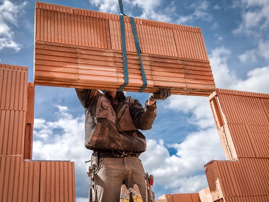 Modern Construction: wienerberger Relies on Prefabricated Brick Wall