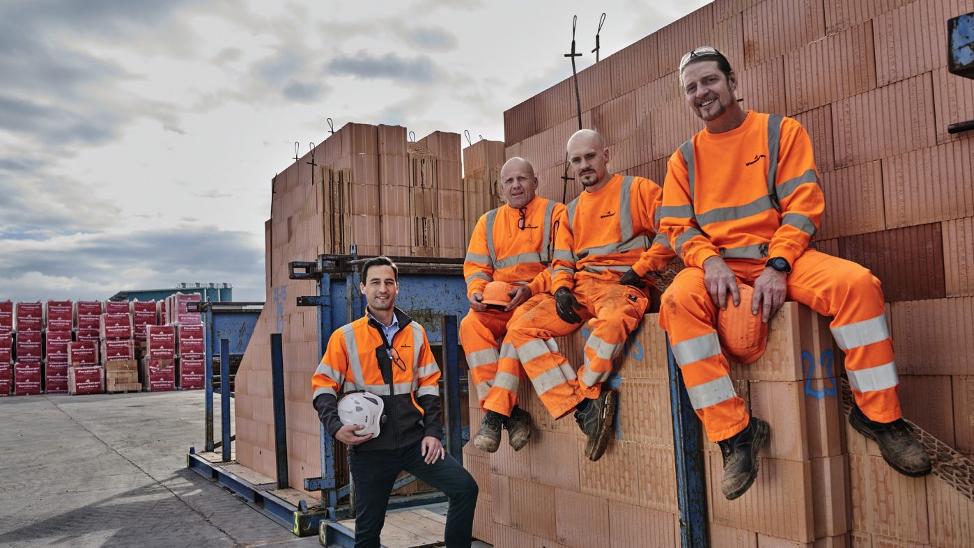 Modern Construction: wienerberger Relies on Prefabricated Brick Wall